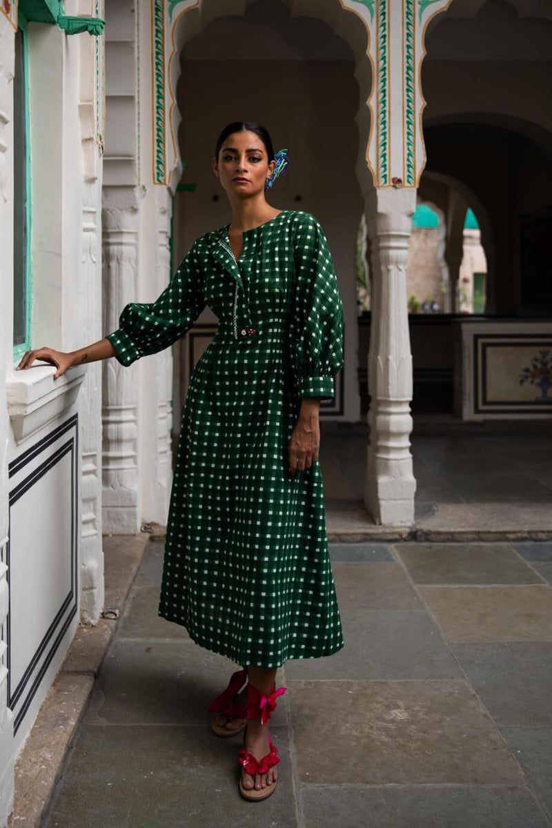 Bari Midi Dress by JODI – Handcrafted Cotton with Embroidery – Society ...