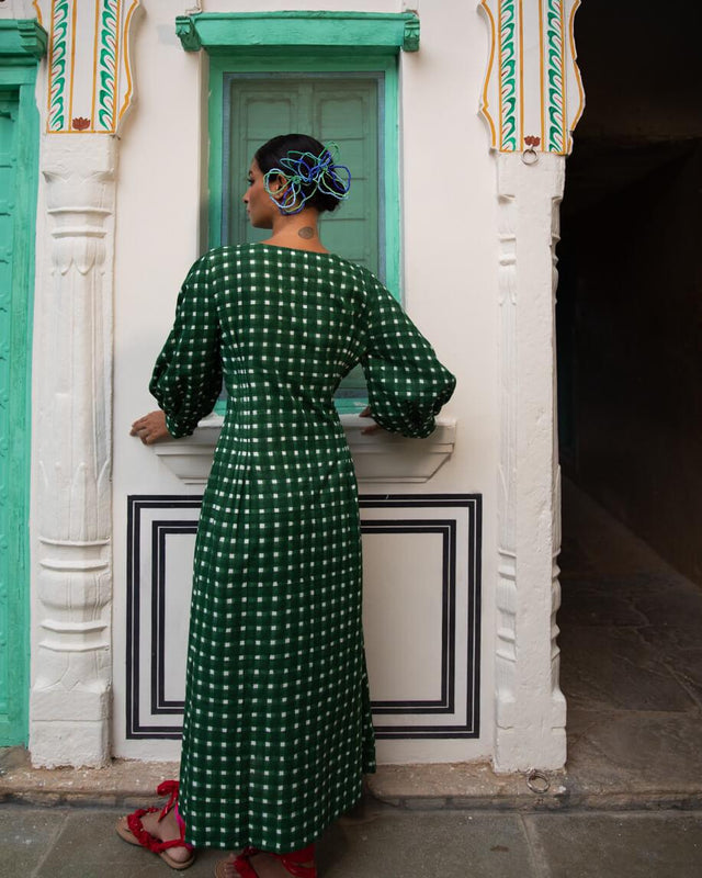 Bari Midi Dress by JODI – Handcrafted Cotton with Embroidery – Society ...
